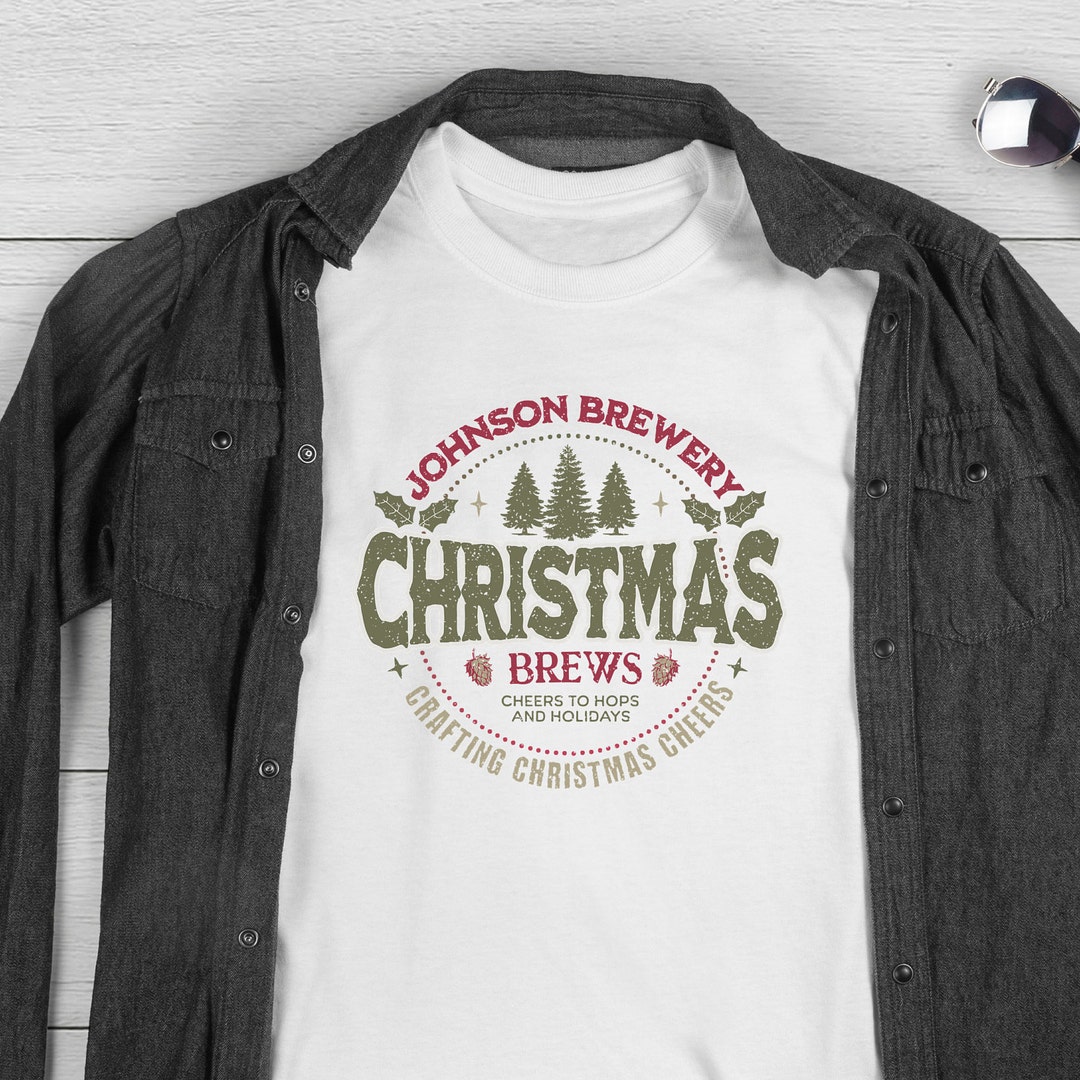 Custom Christmas Brewery Shirt: Homebrew Beer Gift - Etsy