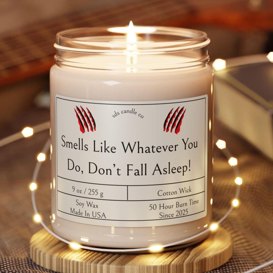 Scary Movie Candle, Horror Movie Candle, Horror Quote Candle, Slasher ...