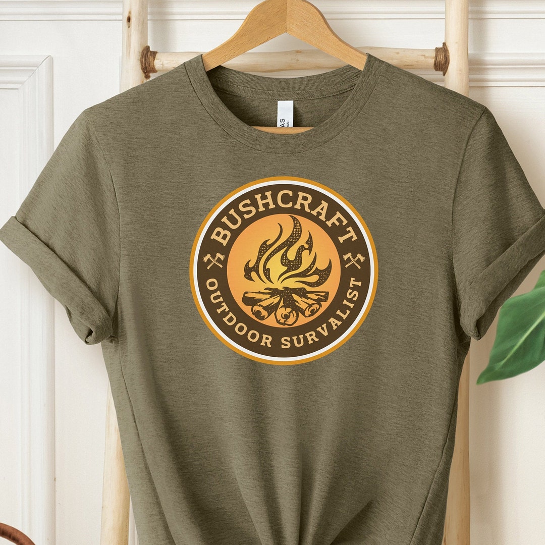 Bushcraft T-shirt: Ancient Ways, Primitive Skills, Survivalist Gift - Etsy