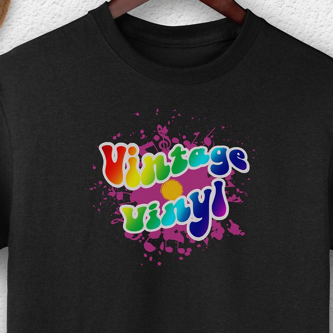 Custom Vinyl Record T-shirt: Retro Music Lover Gift - Etsy