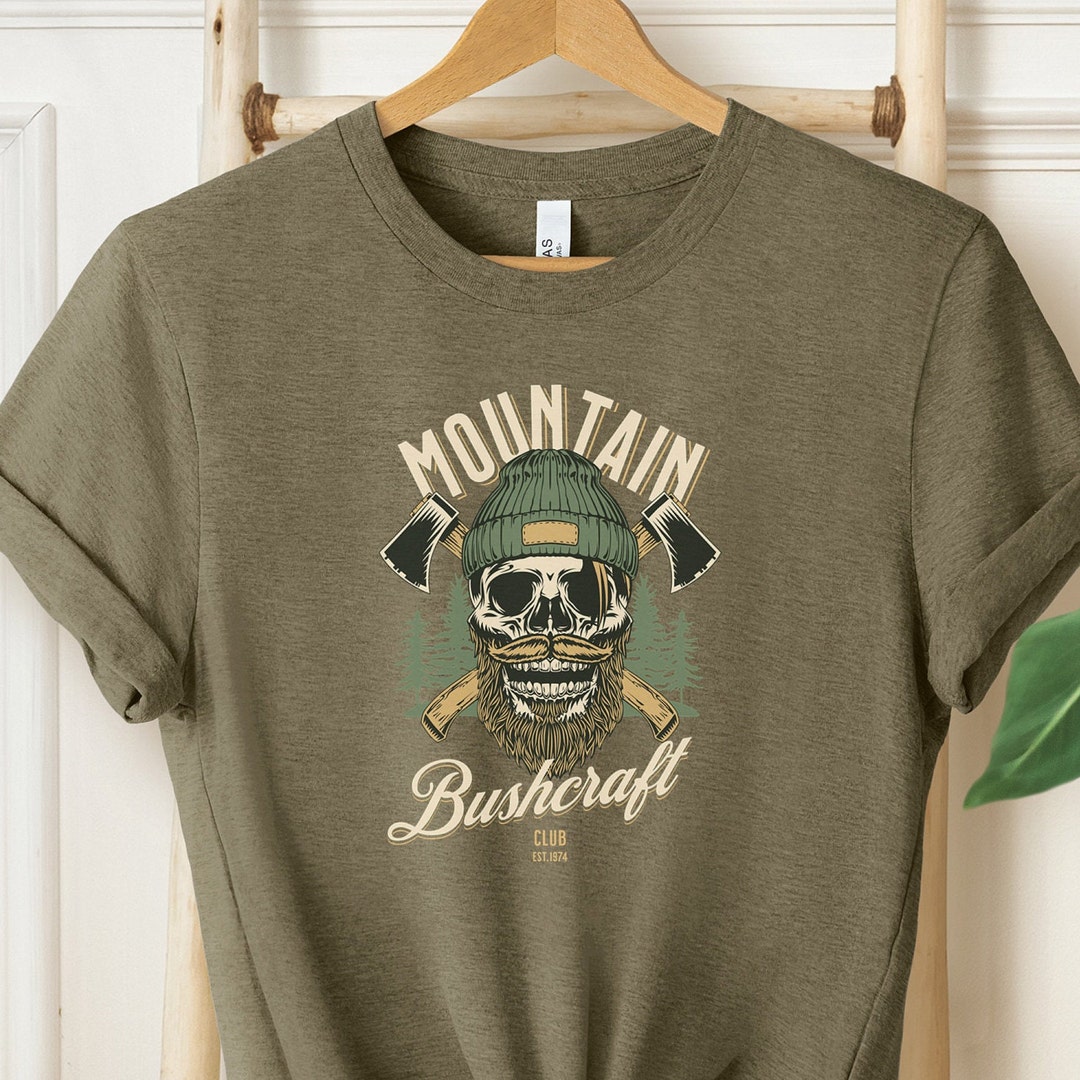 Custom Bushcraft Tee, Wilderness Survival T-shirt, Survivalist ...