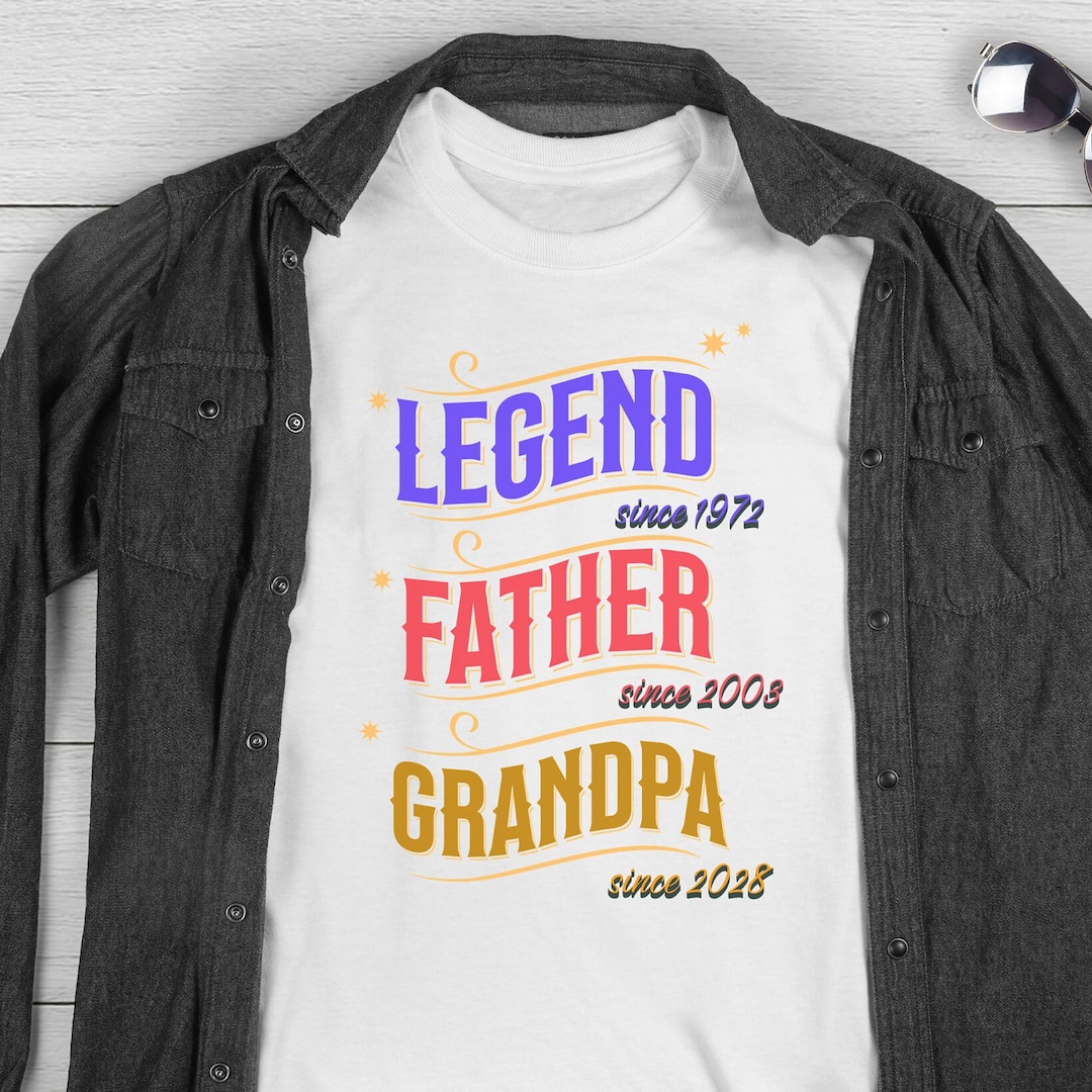 Personalized Dad Grandpa Shirt Father's Day Shirt - Etsy
