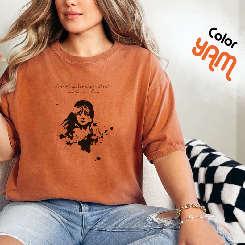 Les Misérables T-shirt: Victor Hugo Novel, Comfort Colors Tee - Etsy