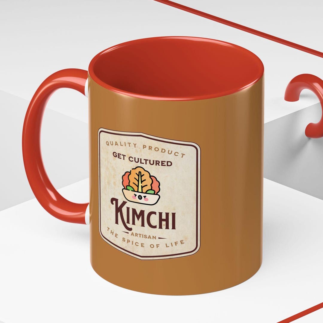 Kimchi Lover Coffee Mug: Korean Food Gift - Etsy