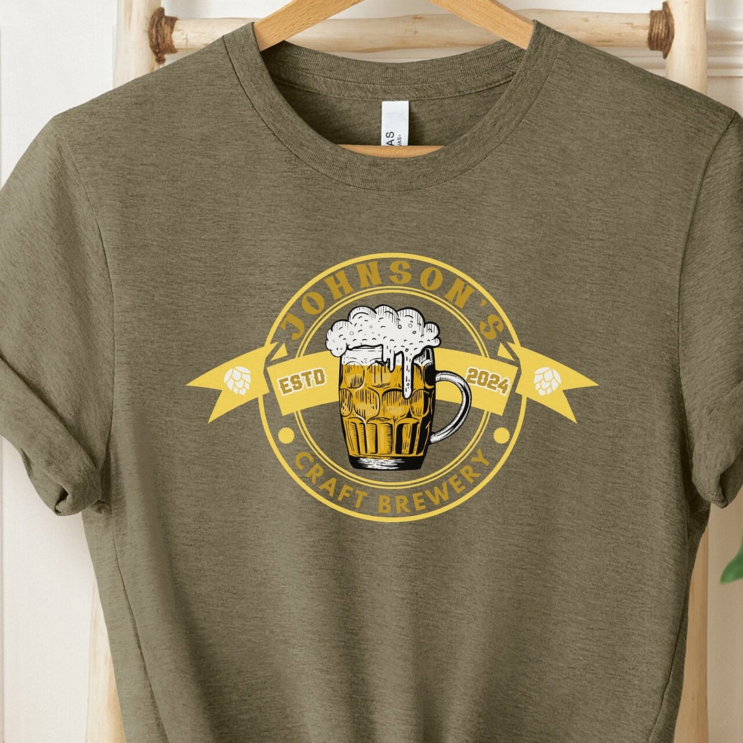 Custom Brewer Shirt, Custom Homebrew Shirt, Gift for Home Brewer ...