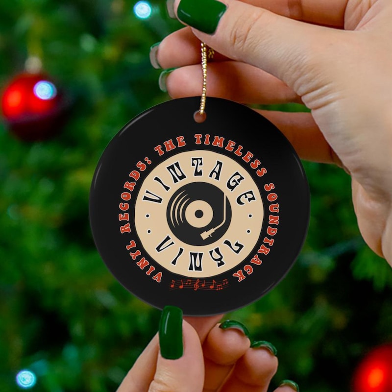 Vinyl Record Christmas Ornament - Etsy