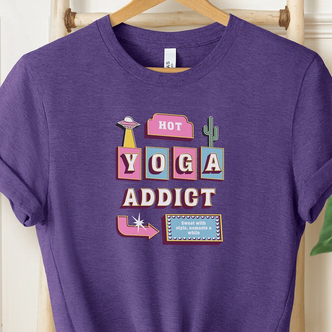 Funny Hot Yoga Shirt: Namaste Workout Tee - Etsy