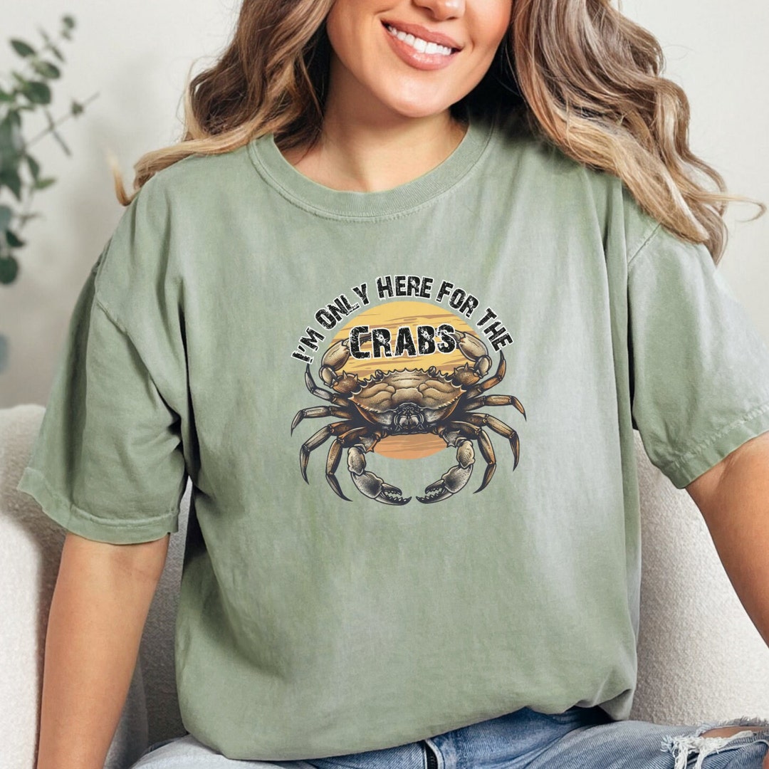 Crab Lover Shirt, Beach Life Shirt, Funny Crab Shirt, Sea Life Shirt ...