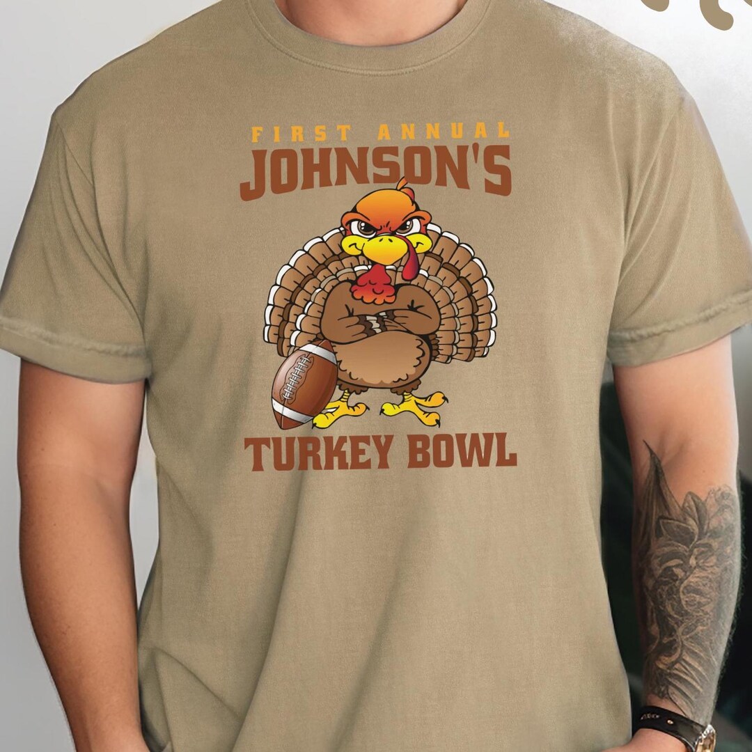 Turkey Bowl Tees, Family Bowl Shirts, Custom Bowl Tee, Thanksgiving Tee ...
