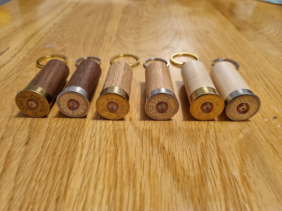 Shotgun Shell Keyring - Etsy