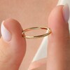 14K Gold Personalized Name Ring, 18K Solid Gold Personalized Engraved ...