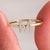 14K Gold Diamond Initial Ring Solid Gold Letter Ring Initial Diamond ...