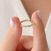 14K Gold Personalized Name Ring, 18K Solid Gold Personalized Engraved ...