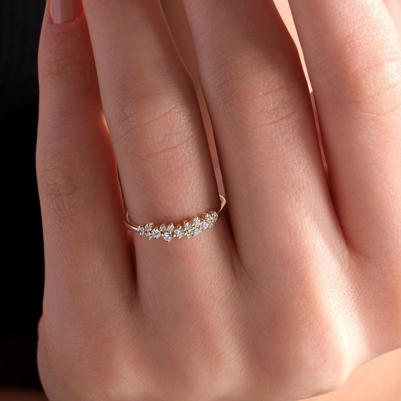 Dainty Diamond Ring - Etsy