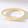 14K Gold Initial Ring Solid Gold Letter Ring Initial Gold Ring ...