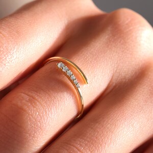 Gold Spiral Open Ring 14k Solid Gold 1.22 Mm 1.19 Mm - Etsy