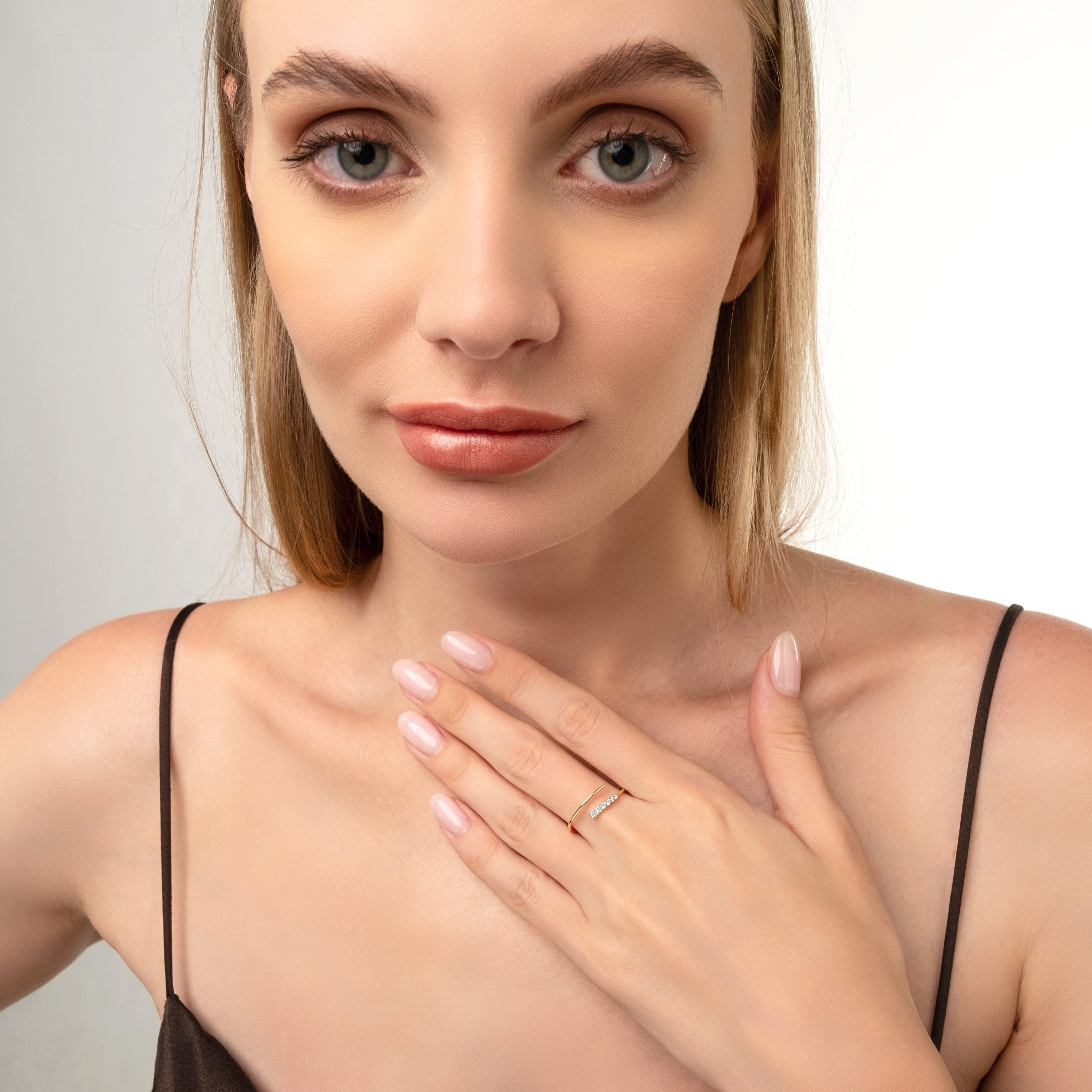 Gold Spiral Open Ring Middle Finger Ring 10K 14K 18K Gold - Etsy