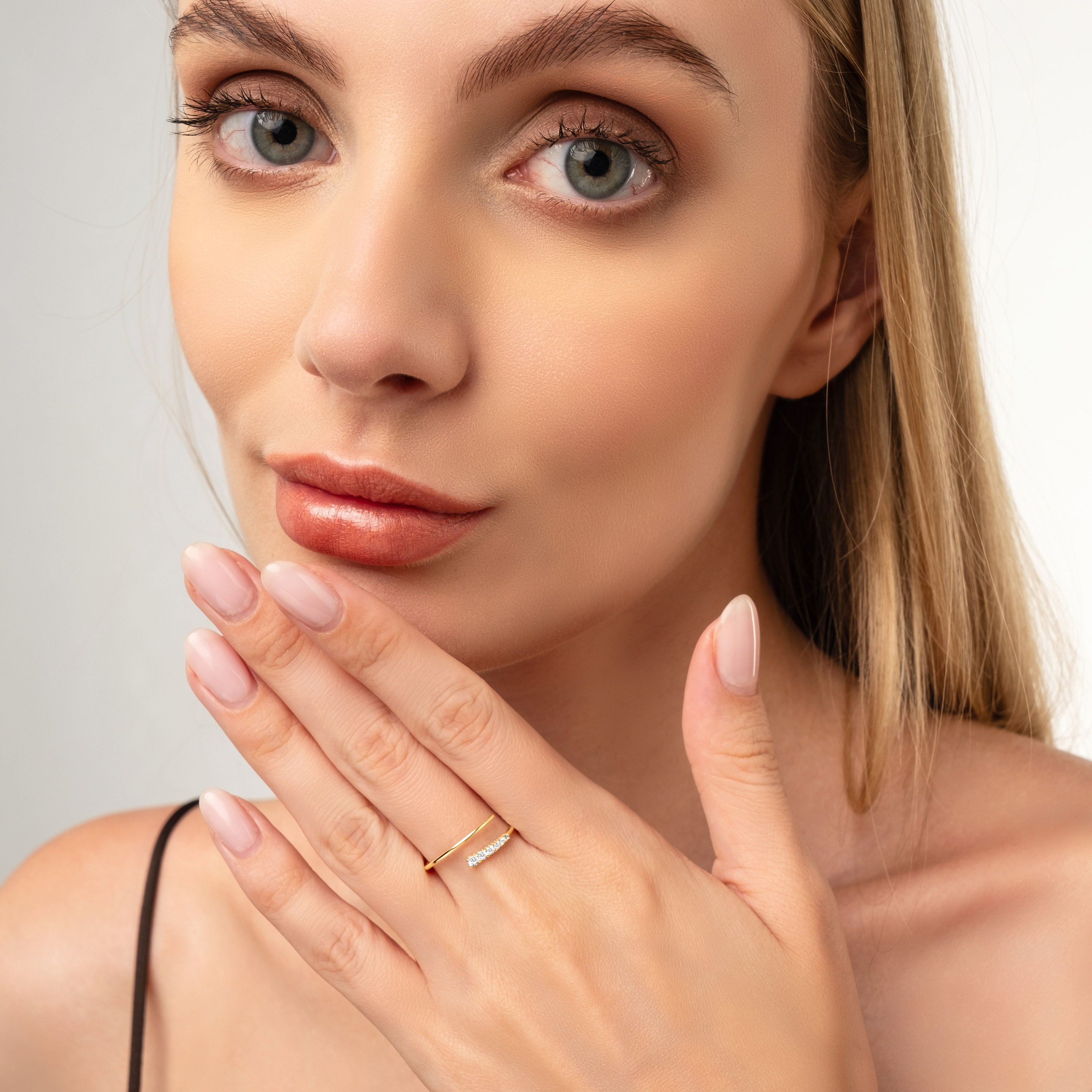 Gold Spiral Open Ring Middle Finger Ring 10K 14K 18K Gold - Etsy