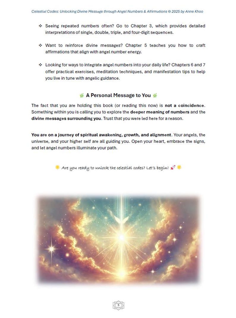 Angel Numbers Affirmations | Guide Celestial Codes Divine Messages ...