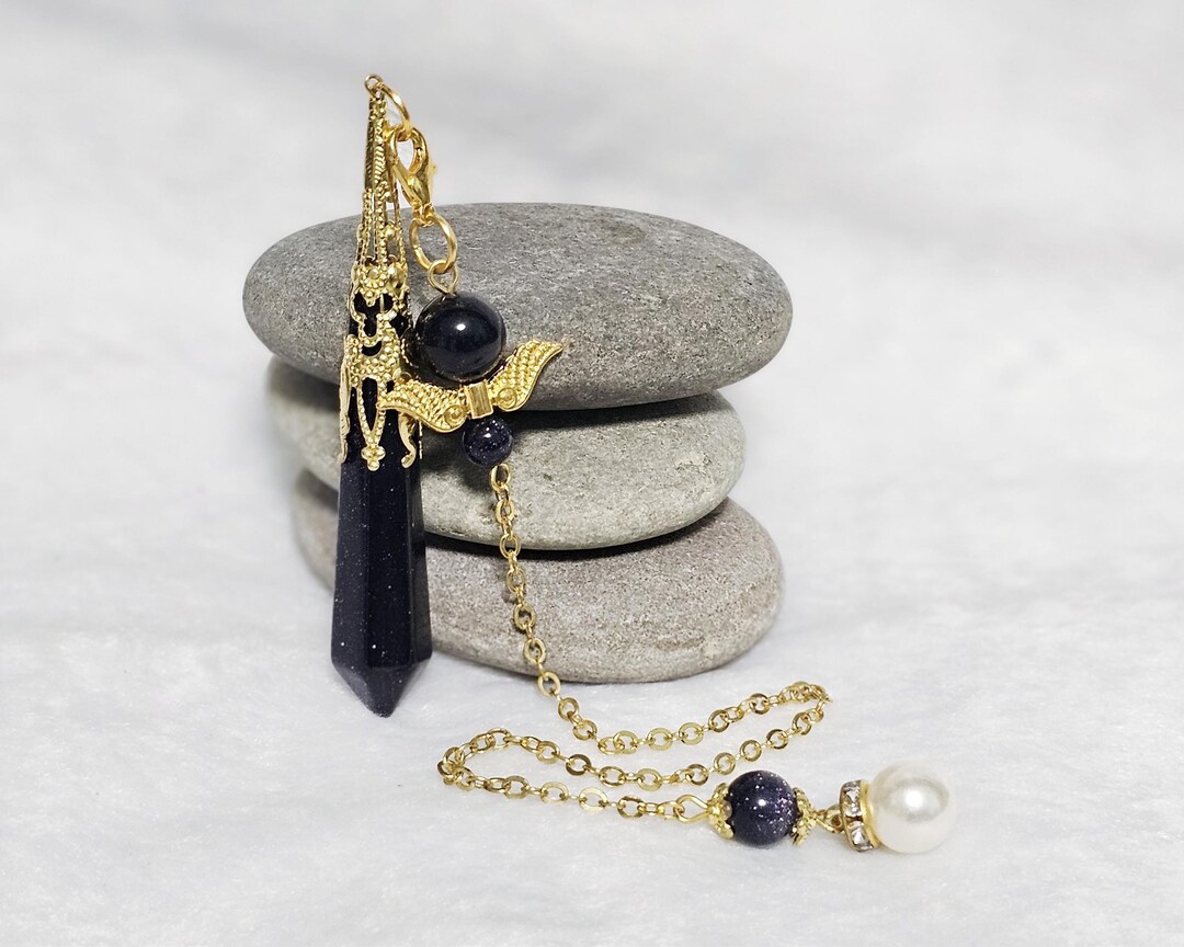Crystal Pendulum Angel Wings Powerful Tool Dowsing for Divination ...