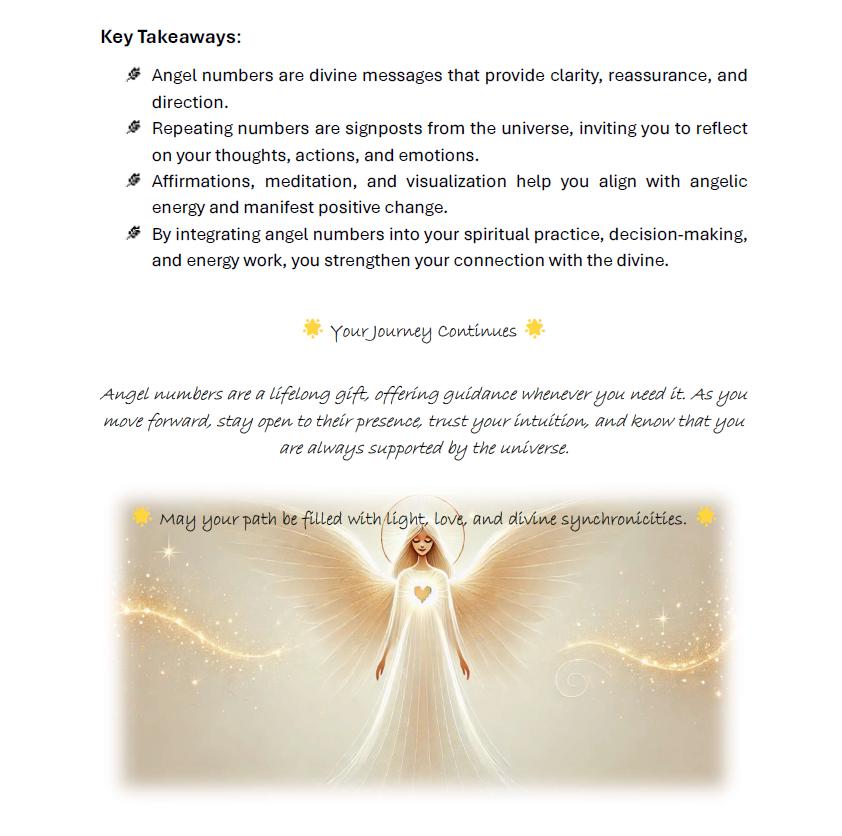 Angel Numbers Affirmations | Guide Celestial Codes Divine Messages ...