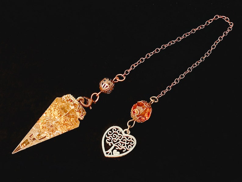 Aquamarine Crystal Pendulum Powerful Tool Dowsing for Divination Healing, Chakra Alignment ...