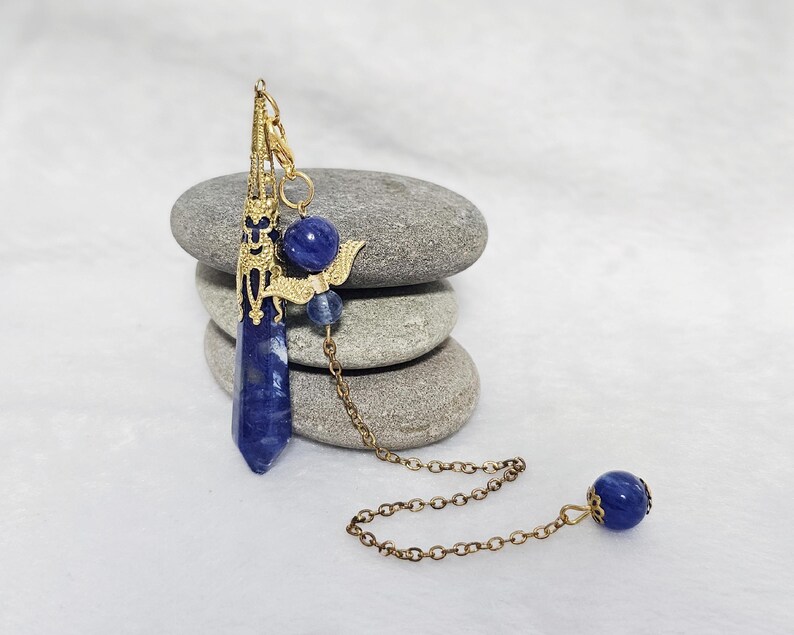 Crystal Pendulum Angel Wings Powerful Tool Dowsing for Divination ...