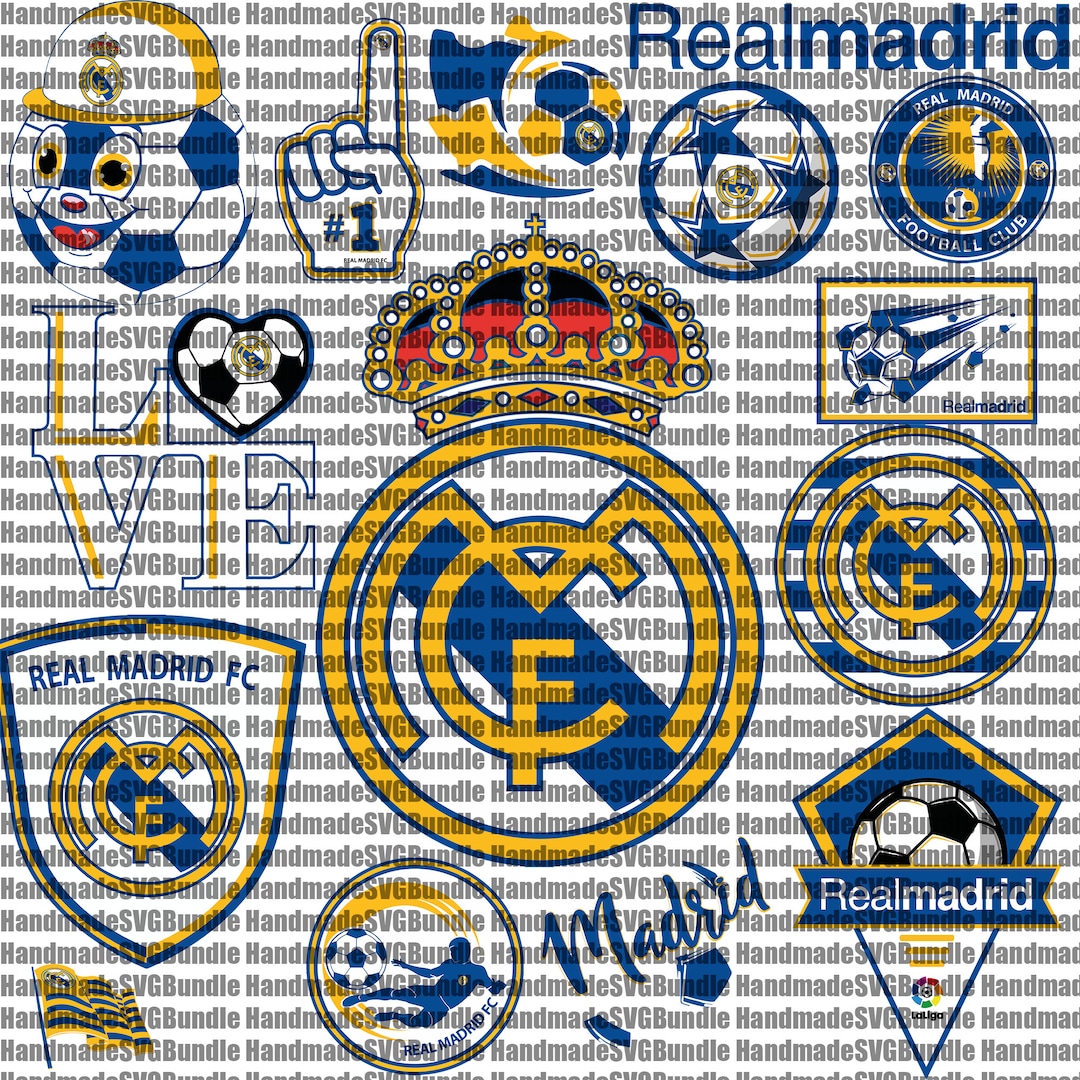 Real Madrid SVG Football SVG Logo Soccer Team Club Game - Etsy