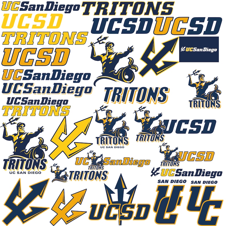 UC San Diego University SVG Tritons SVG Game Day Football - Etsy