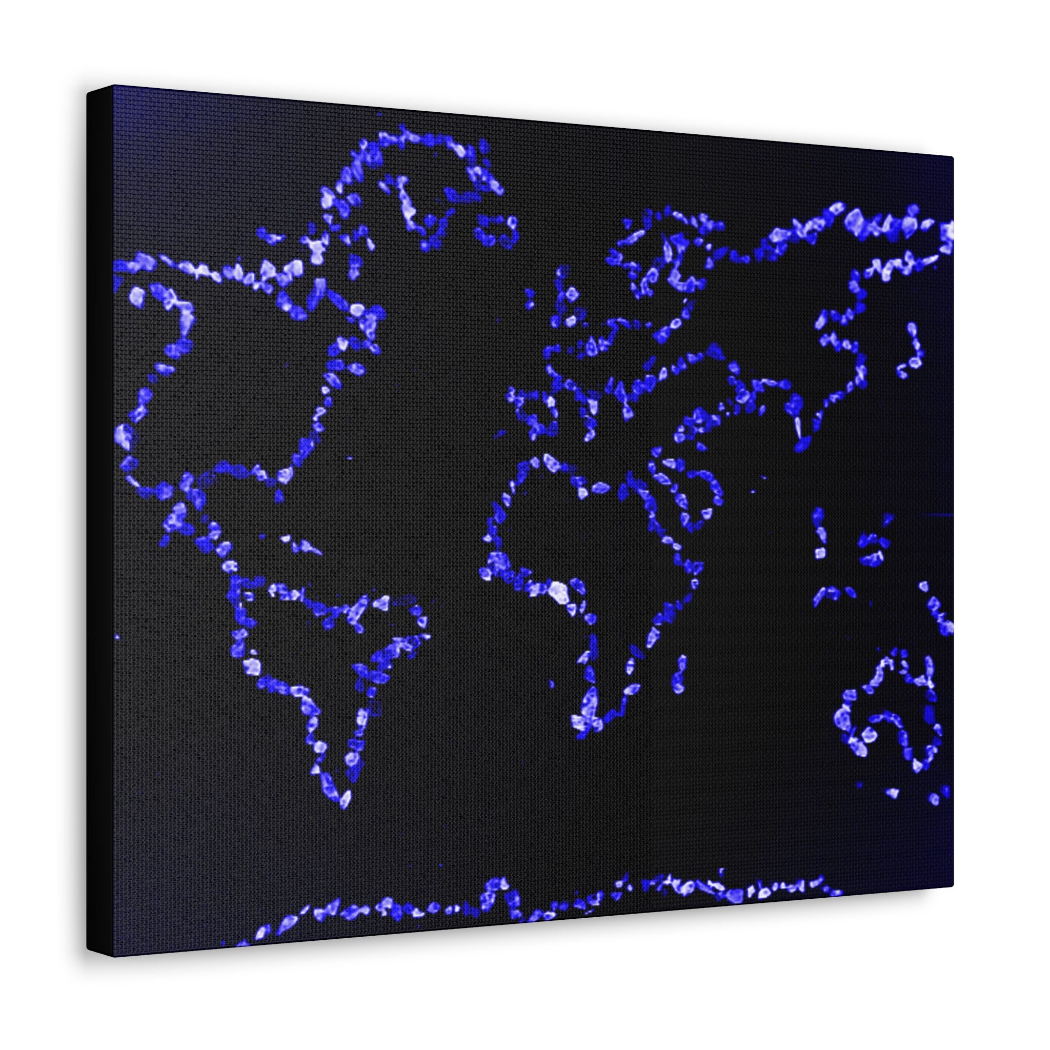 World Map Canvas Gallery Wraps Wall Art - Etsy