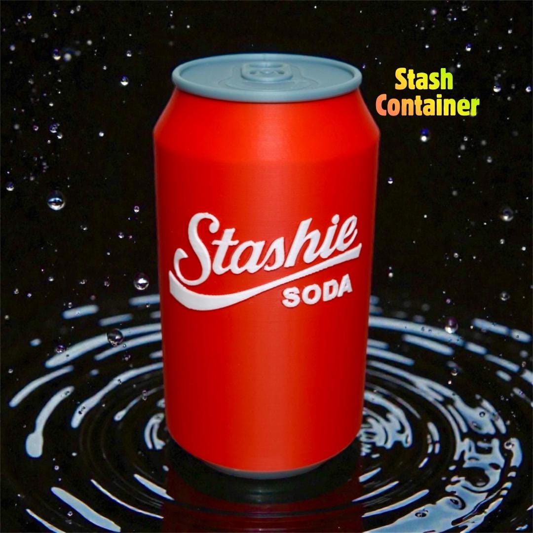 Stashie Soda Stash Container | Discreet Desk Safe | Secret Organizer - Etsy