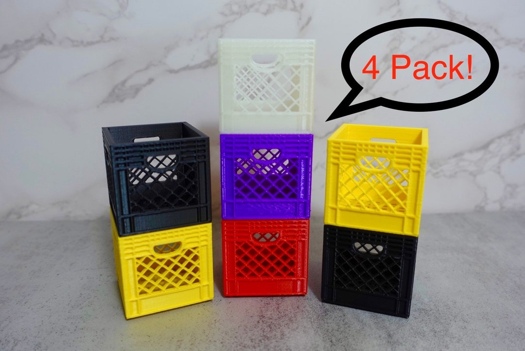 Stackable Mini Milk Crate - Etsy