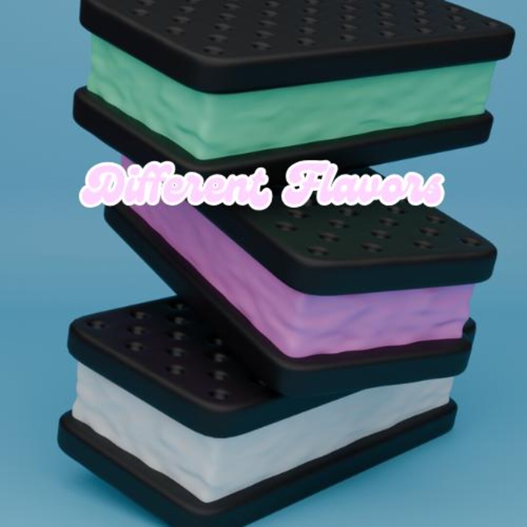 Ice Cream Box, 3D Printed Storage, Fun Desk Decor, Small Item Holder ...