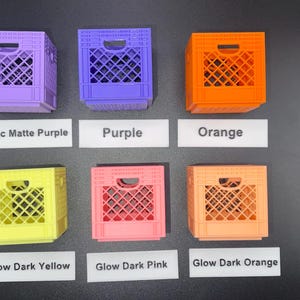 Compact 3D Printed Crate for Decluterring,, Aesthetic Desk Storage for ...