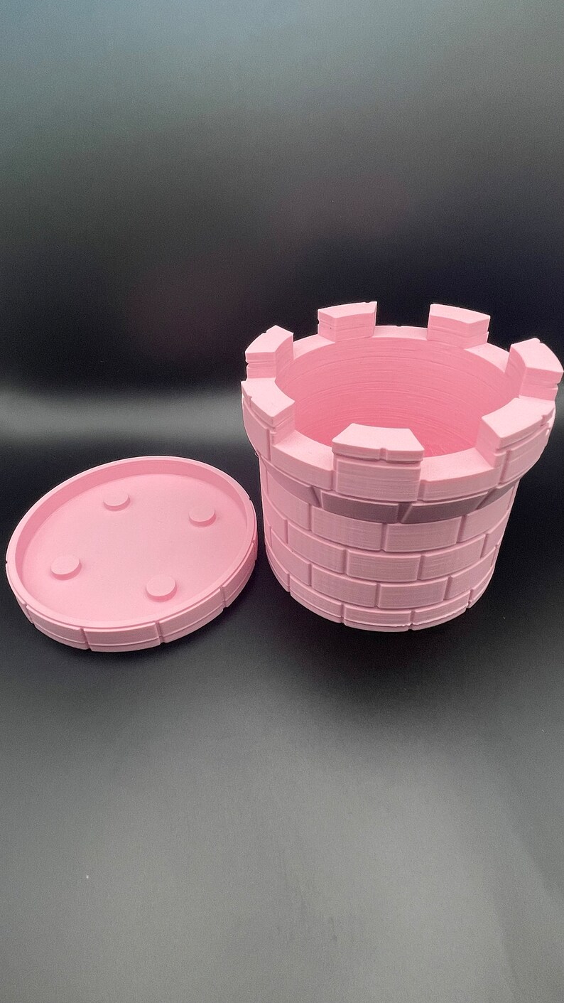 Castle Tower Planter, 3D Printed Vase, Tower Shaped Pot, Fantasy ...