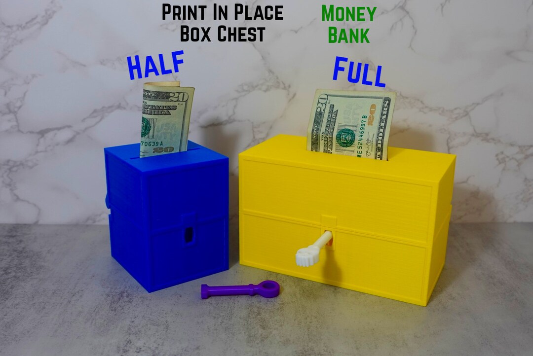 Kids Coin Lock Box, Lockable Money Box, Printed Savings Bank, Coin Box ...