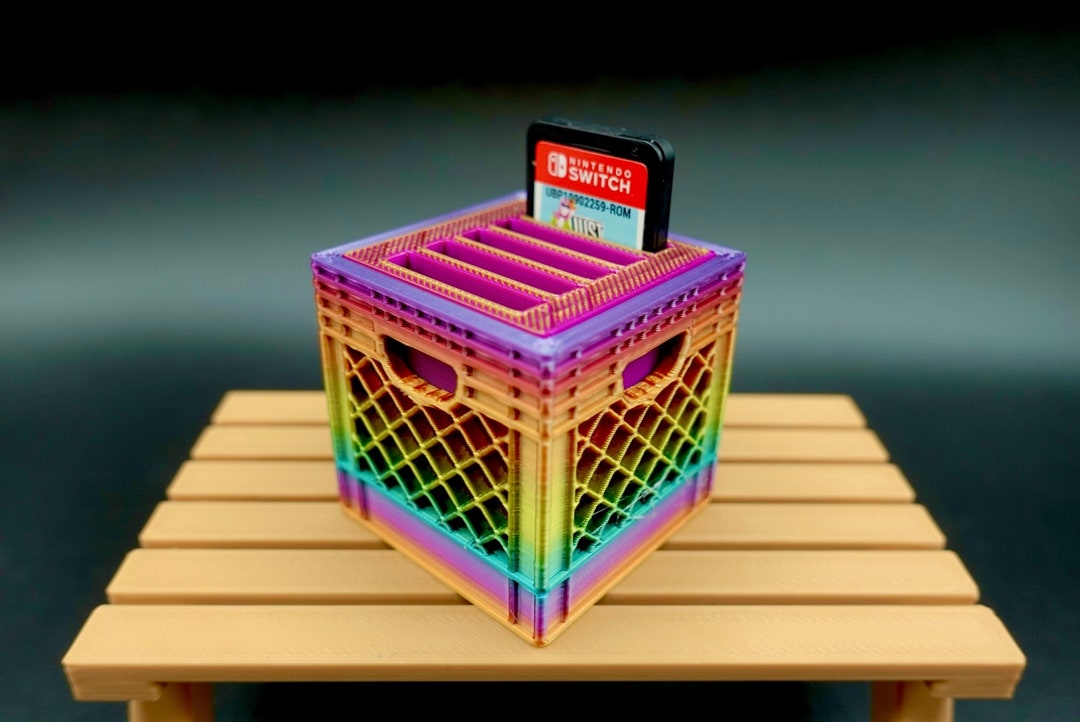 Game Holder Milk Crate for Nintendo Switch Game Cartridges - Etsy