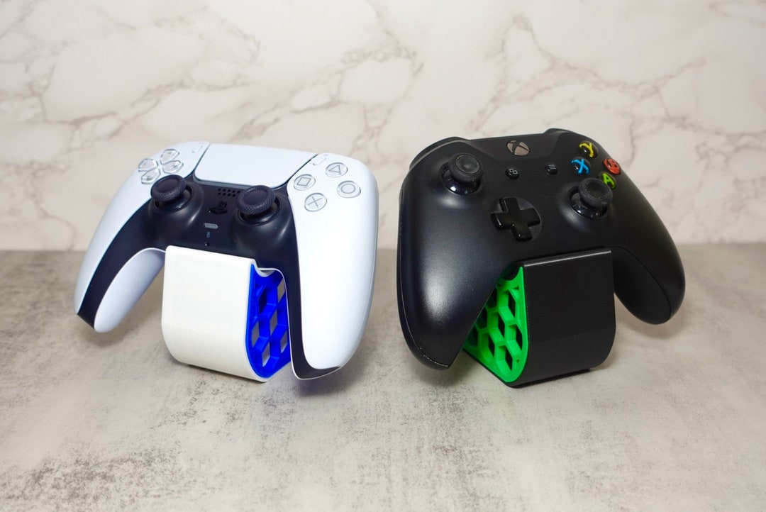 Xbox 360 Stand, PS5 Controller Stand, Gaming Desk Holder, 3D Printed ...