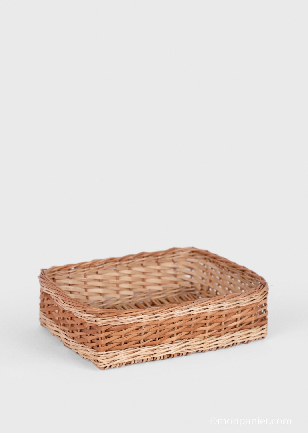 Rectangular Wicker Gift Basket CARRE 4 Sizes Available - Etsy