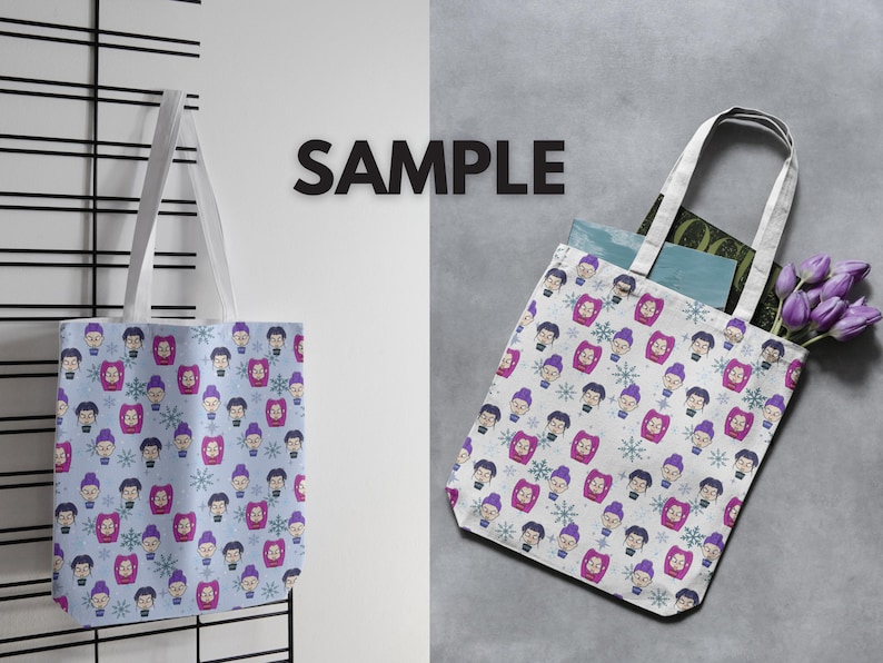 Seamless KDH KPOP Demon Hunters Huntrix Christmas Winter Set ...