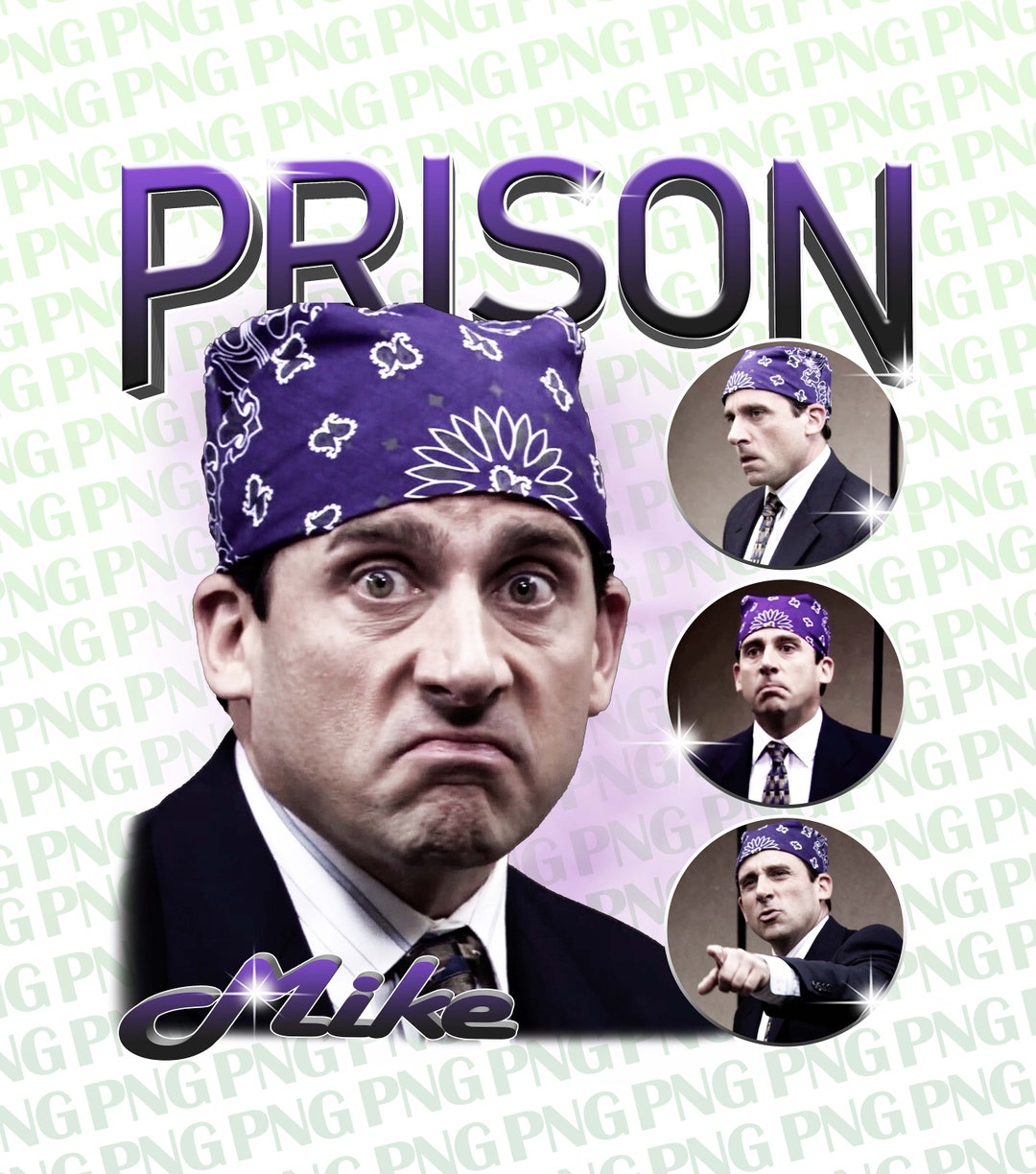 Prison Mike Png , the Office Actors , Michael Scott Ready to Print ...