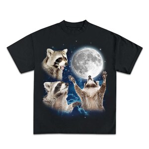 Raccoon PNG Files, Racoons Howling at the Moon Png, Funny Racoons Png ...