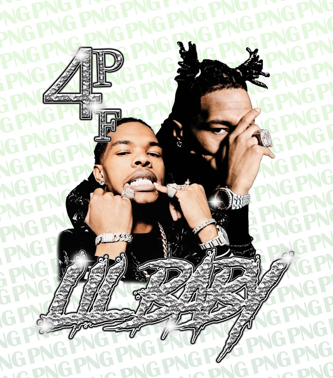 Lil Baby Png , Ready to Print, Printable Design, Hiphop Artist, 90s ...