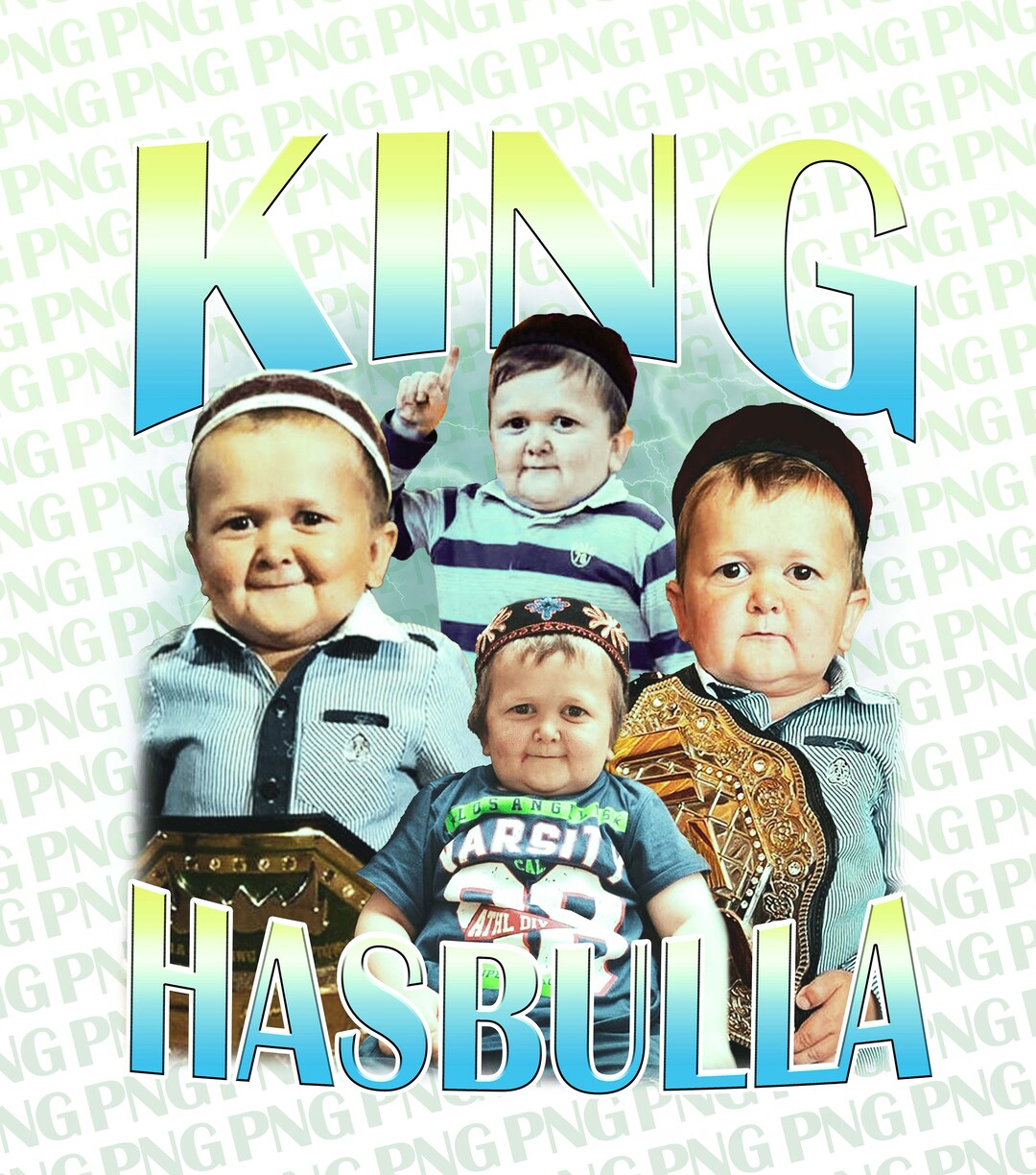 King Hasbulla Png , Hasbulla Design, Ready to Print, 90s, Rapper, Rap ...