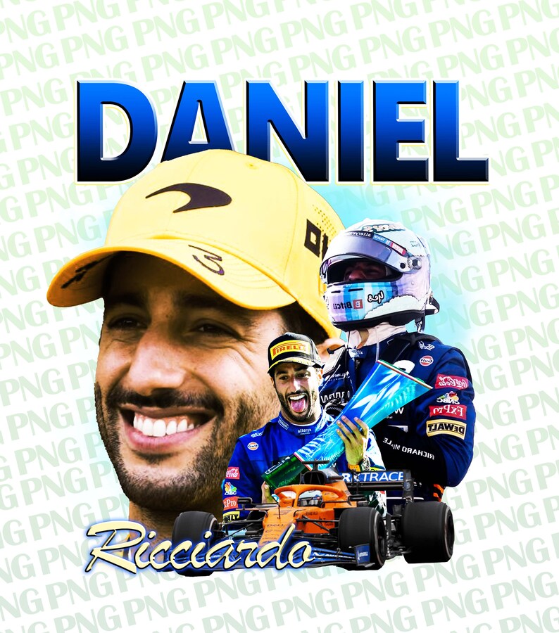 Daniel Ricciardo PNG SVG PNG Archivo descargable de diseño de camiseta ...