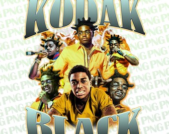 Kodak Black Png , Rap Tshirt Design, Ready to Print, Printable Design ...