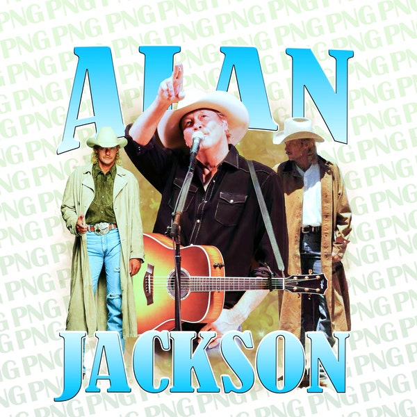 Alan Jackson Png - Etsy