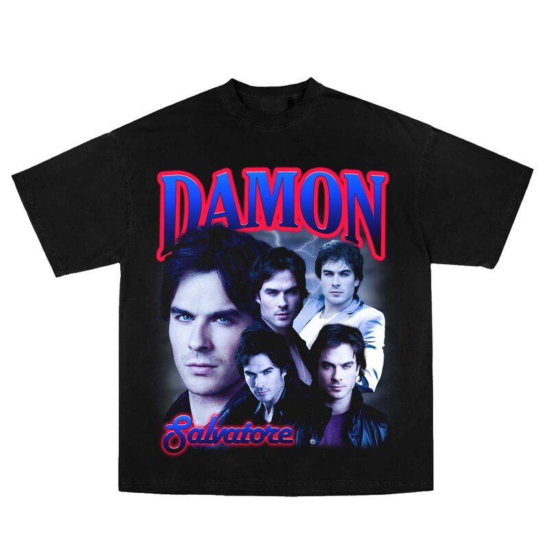 Damon Salvatore T Shirt Design PNG Instant Download 300 Dpi - Etsy
