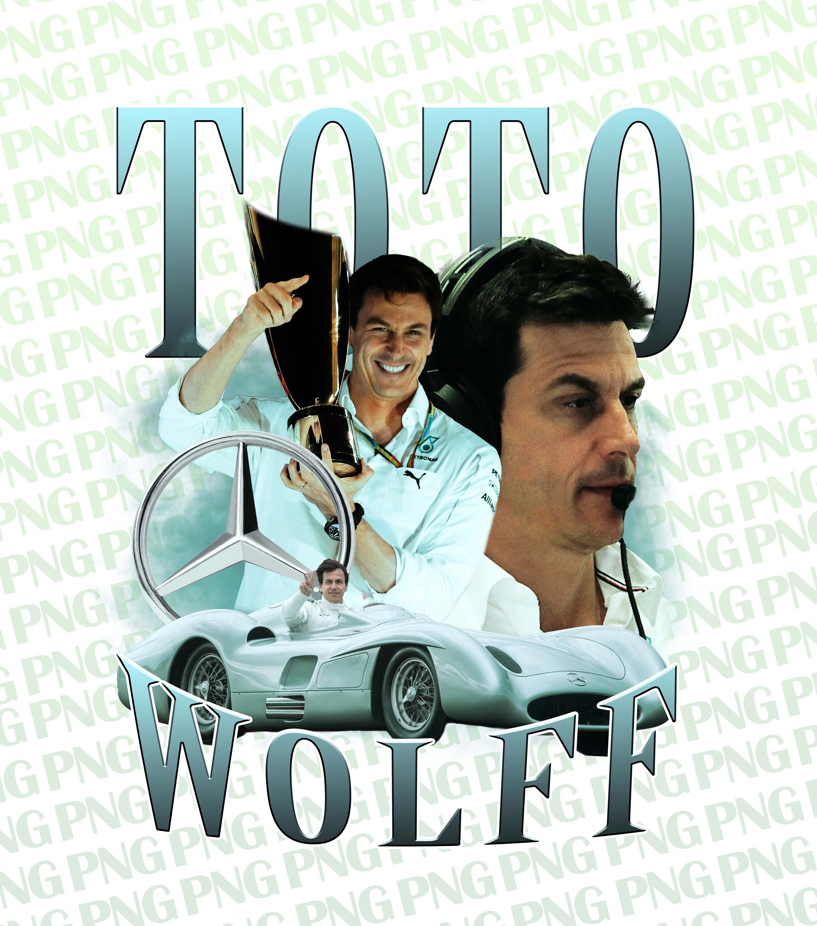 Toto Wolff 90s PNG Shirt Sweatshirt Hoodies Oversize Shirt Homage Retro ...