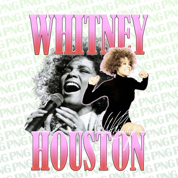 Whitney Houston Svg - Etsy